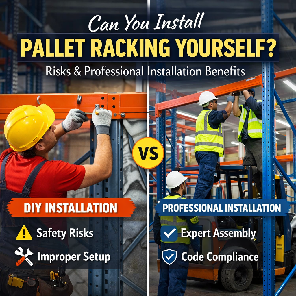 Can You Install Pallet Racking Yourself? Risks vs Professional Installation